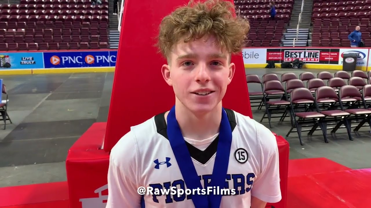 TY BURTON “Post Game Interview” after District Championship (LAMPETER ...